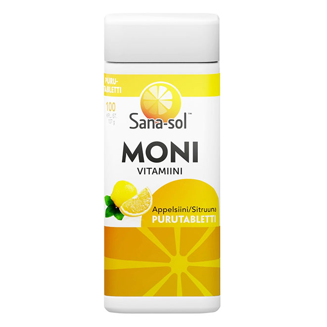 Мультикомплекс Sana-sol Monivitamini, 100 жев.таб купить в Минске, Беларуси